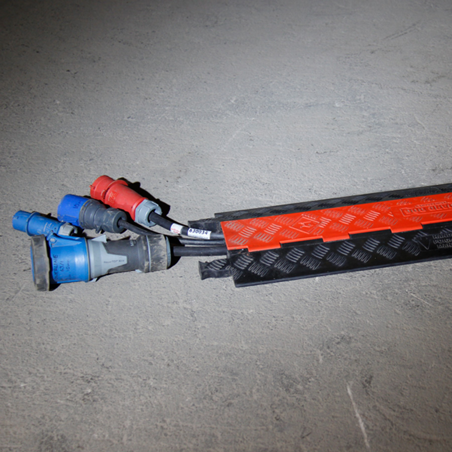 Low Profile 2 Channel Cable Ramp (Guard Dog) CRLPGD2 - Powerline