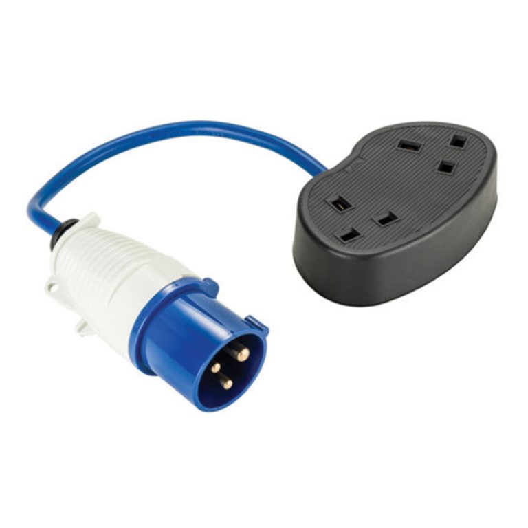 Single Phase Adaptor 16 Amp - 2x 13 Amp SPA16213 - Powerline